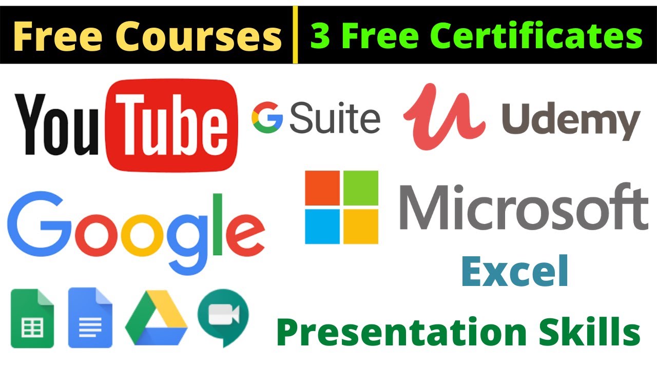Udemy Free Certificate Courses Google classroom tutorial Microsoft ...