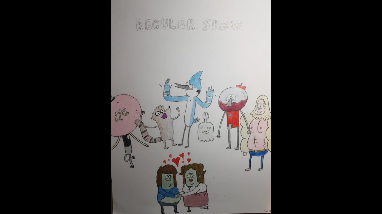 Drawing the Regular Show characters - (Part 2) - YouTube