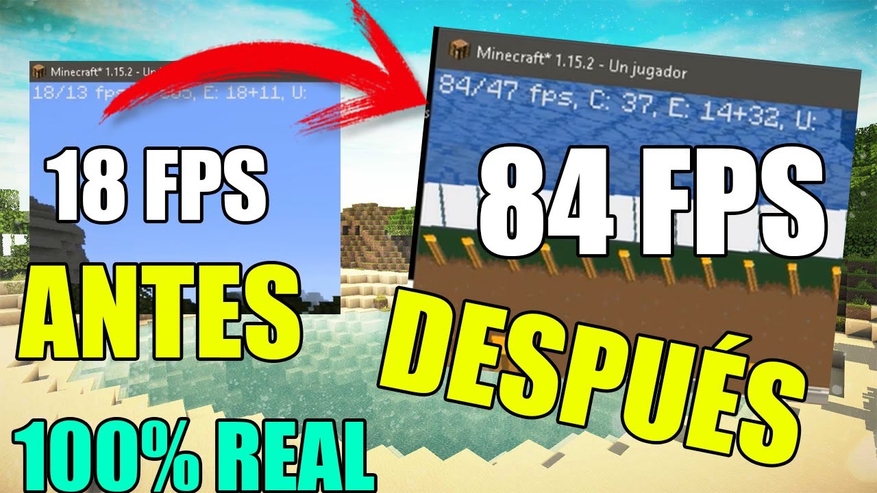Como AUMENTAR LOS FPS DE MINECRAFT PASO A PASO | Java Edition | 1.17 en adelante - YouTube