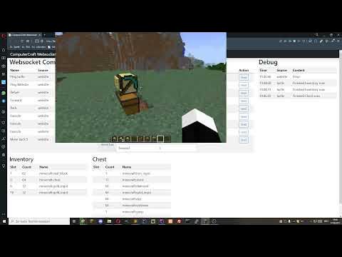 ComputerCraft remote control Turtle via website | Minecraft - YouTube