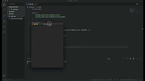 Create GUI application in go using sciter-sdk - YouTube