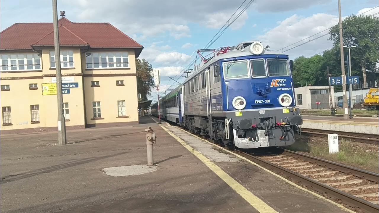 odjazd IC Mamry z Inowrocławia - YouTube