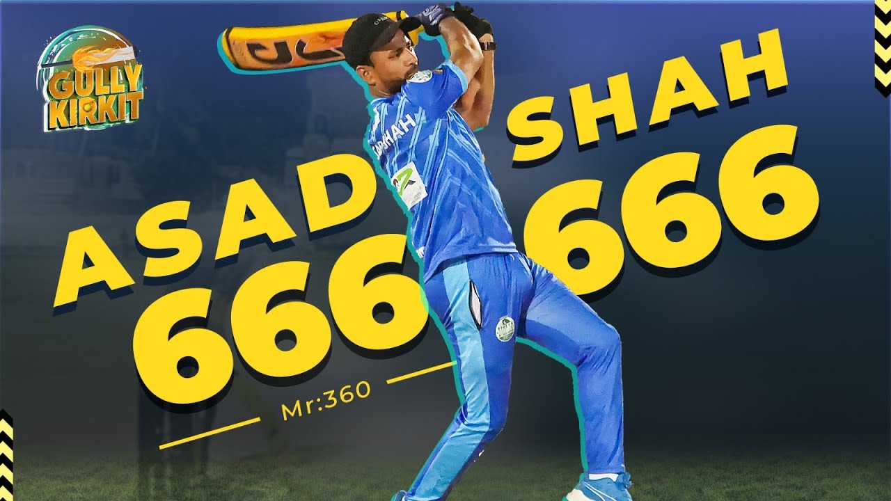 Asad Shah Smashes 10 Sixes in an Explosive Innings - YouTube