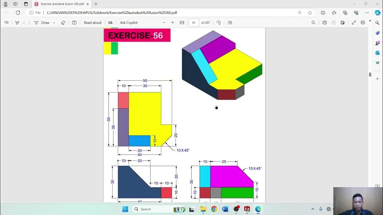 Exercise 56 Solidworks - YouTube