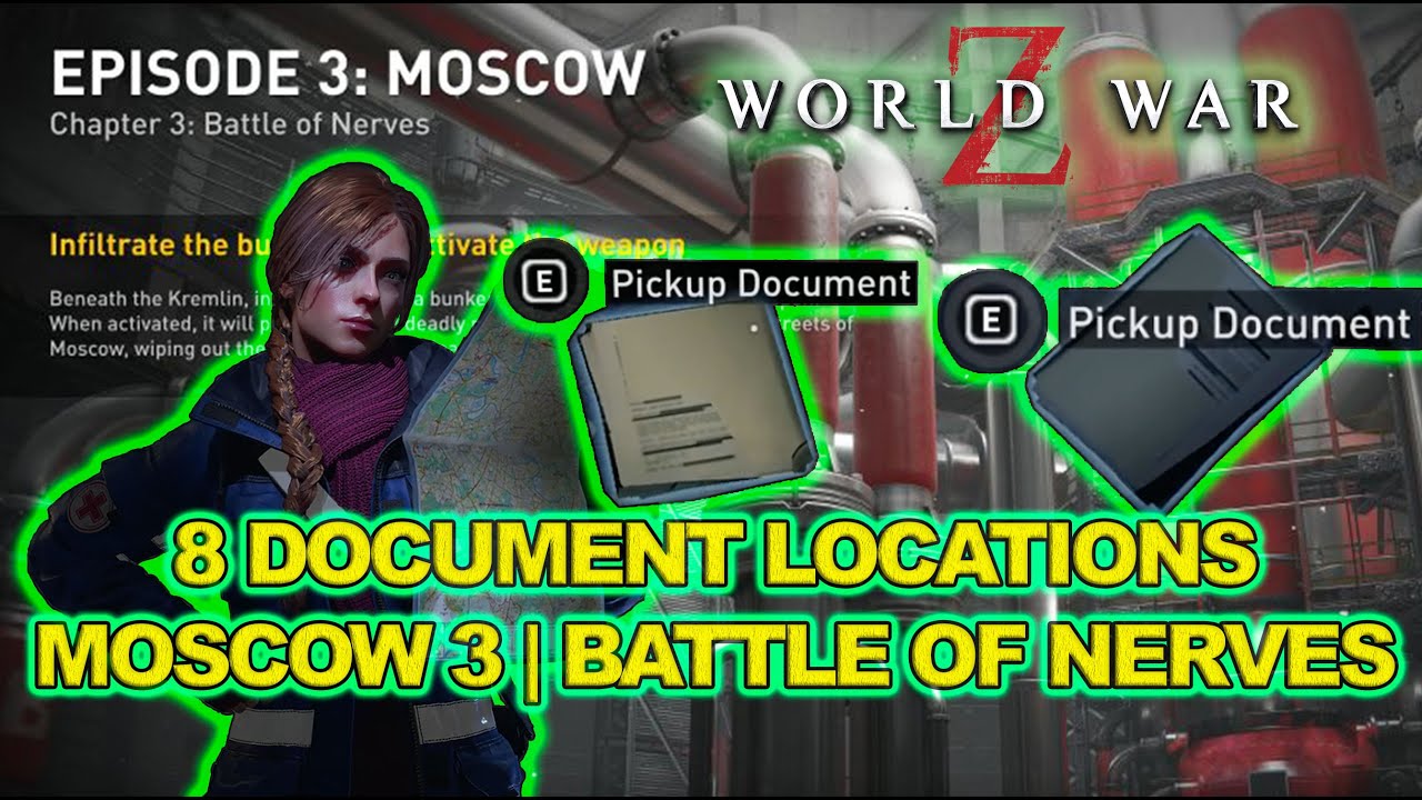 World War Z Aftermath | 8 Document Locations for Moscow 3 - Battle of ...
