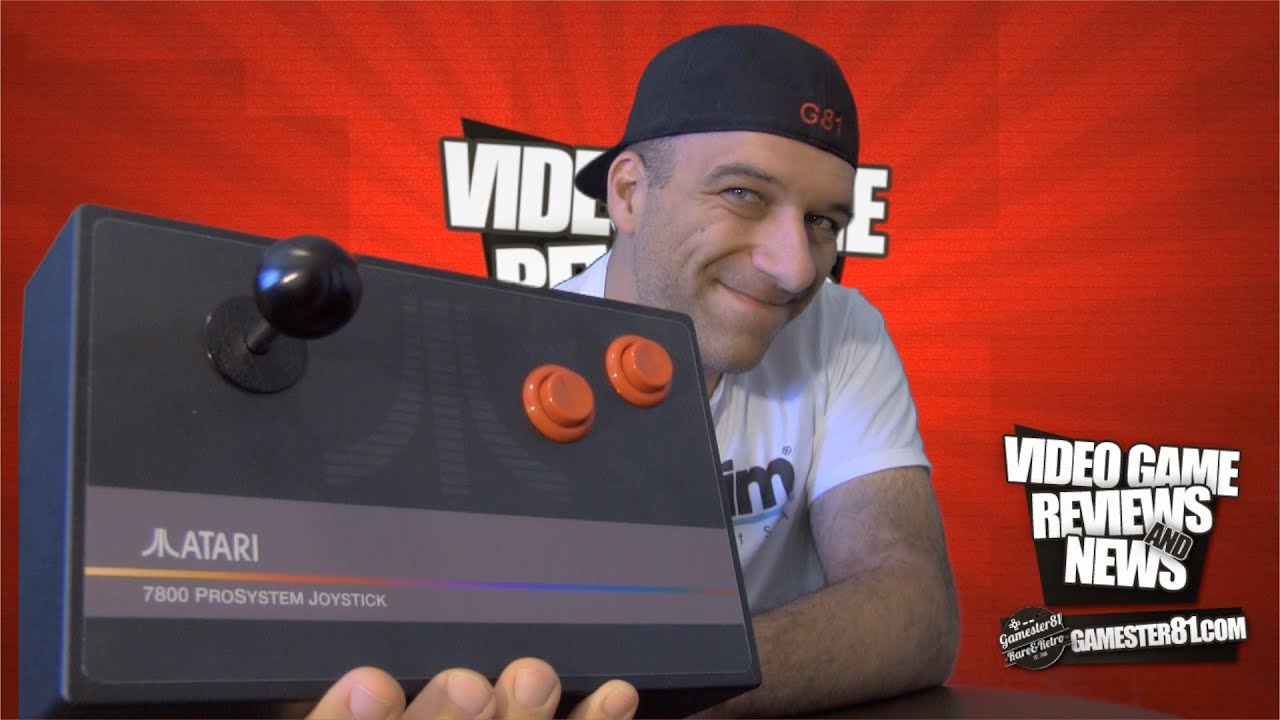 Atari 7800 ProSystem Arcade Joystick Review - Gamester81 - YouTube