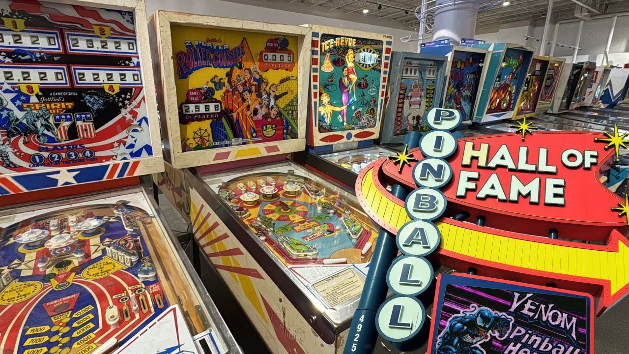 Las Vegas Pinball Hall of Fame! 60's 70's Machines, John Wick, Venom ...