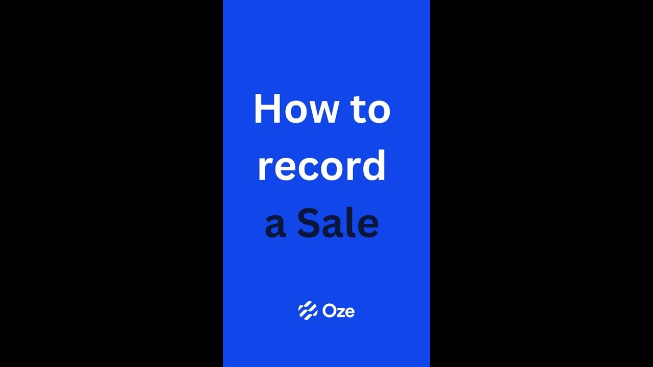 How To Record A Sale (in Twi) - YouTube