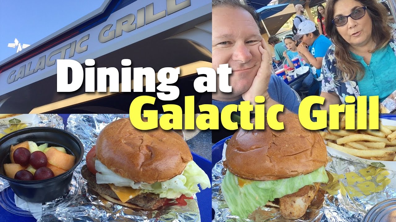 Dining at Galactic Grill | Disneyland Park - YouTube