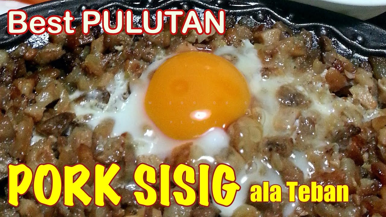 PORK SISIG | with MAYO or with PIG's BRAIN or with EGG - YouTube