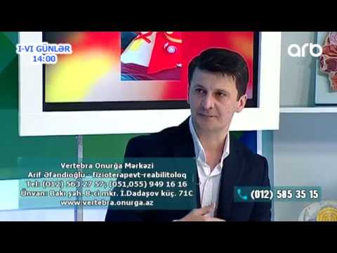 Vertebra onurga tibb merkezi Arif Ceferov Efendi oglu.