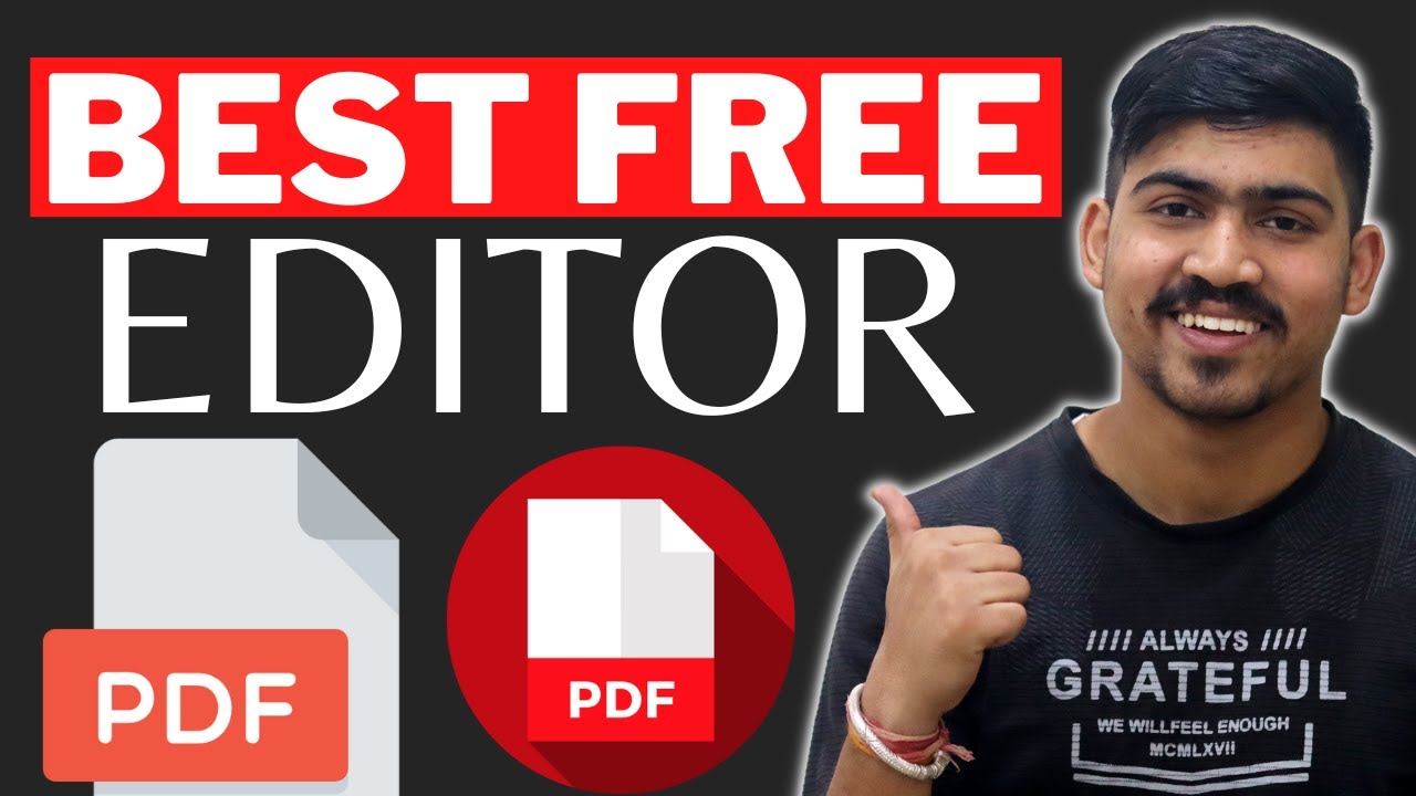 Best PDF Editor : Free & Easy To Use - YouTube