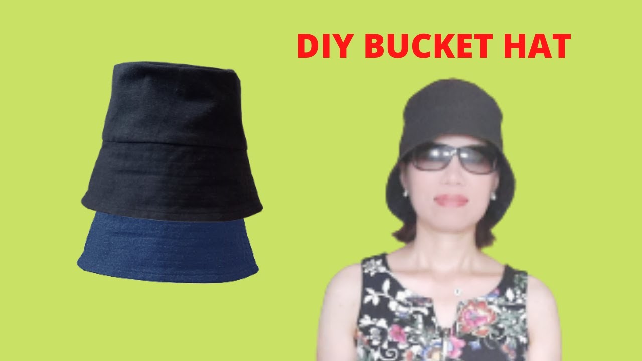 Diy bucket hat/sewing hat with a simple way/golsathi sewing #78 - YouTube