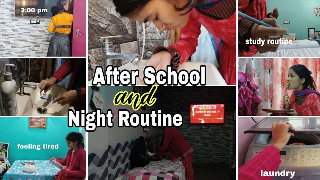 AFTER SCHOOL & NIGHT ROUTINE/How to study when you're 'Tired'📚#school # ...