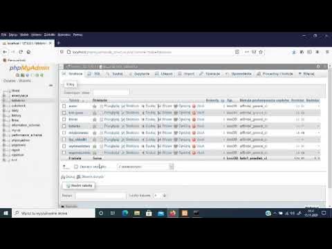 Lekcja 4 Kurs MySQL, baz danych, SQL. Import i eksport bazy danych ...