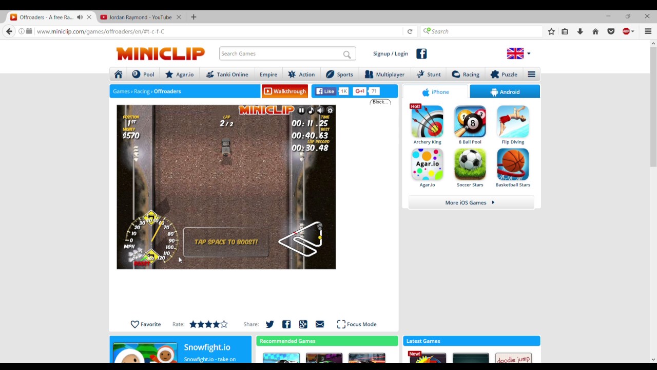 Part 3,of a monster truck Racing game of-[ Offroaders ] 3 of 7-By ...