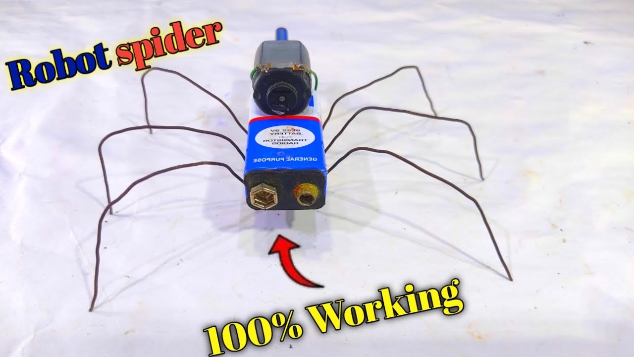 How to make a Robot Spider Make it home || कैसे बनाये रोबोट स्पीडर ...