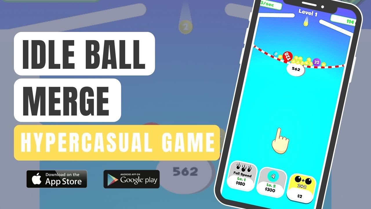 Idle Ball Merge 🏀🥎🧩 Gameplay | Android, iOS | Mobile Game - YouTube