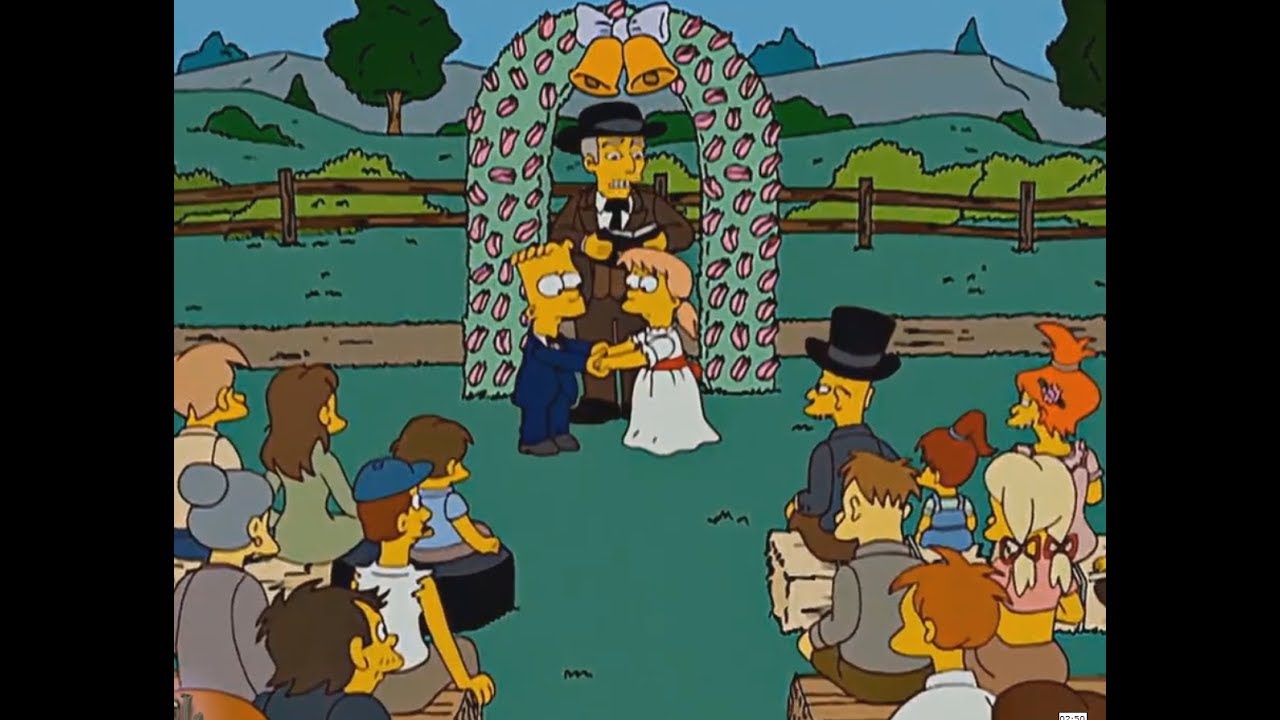 The Simpsons - Bart Married Early! - YouTube