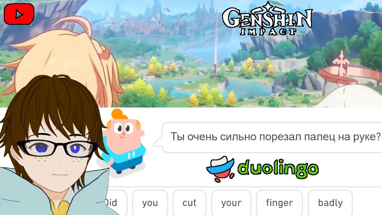 🔴[Genshin Impact → Duolingo - Russian Study] Head of void and ...