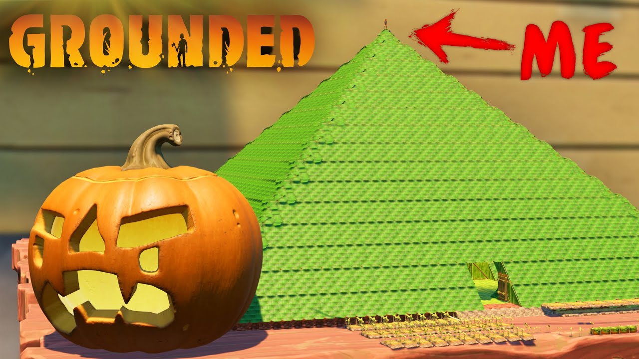 I Finished My GIANT Pyramid And It's Glorious! Grounded Beta Episode 23 ...