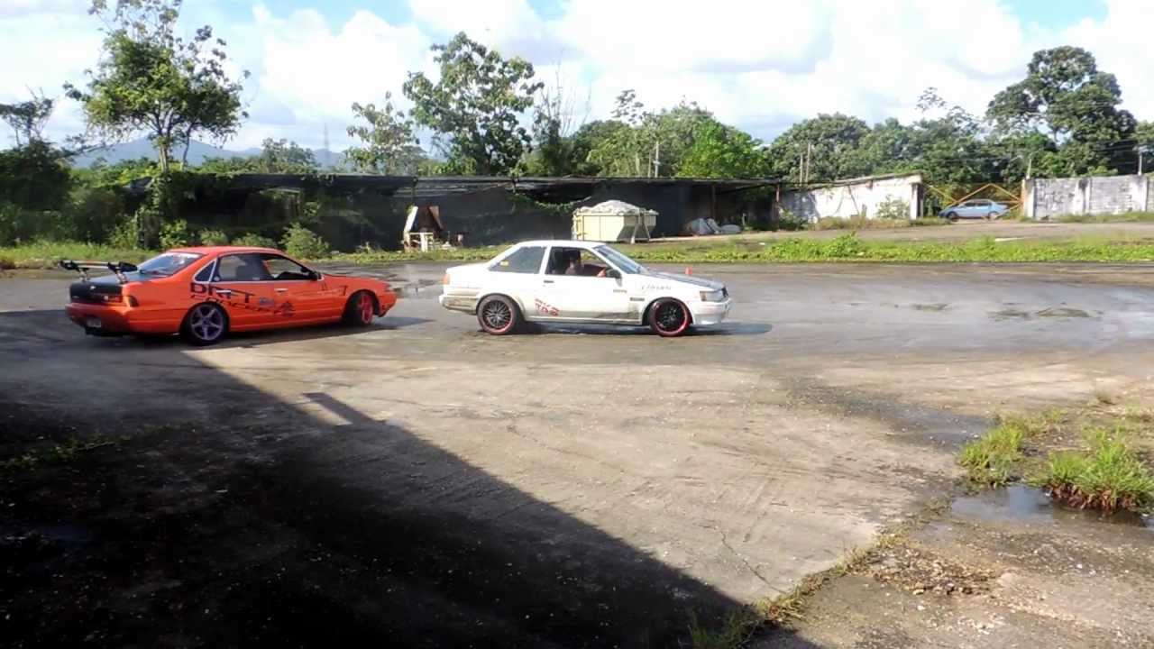 Trinidad drift street production - brandon drift park - YouTube