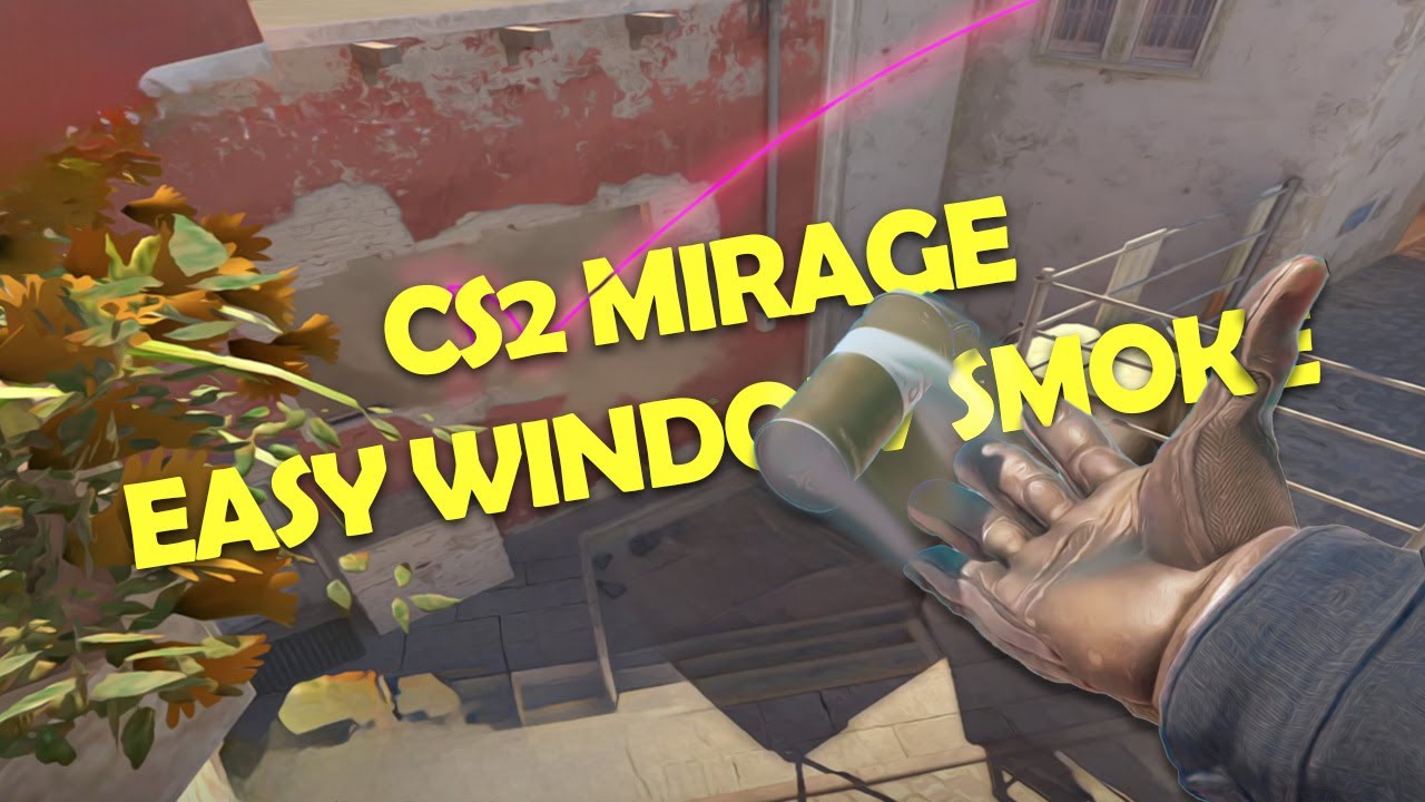 EASY WAY TO SMOKE MIRAGE WINDOW IN CS2 #Gaming #cs2 - YouTube