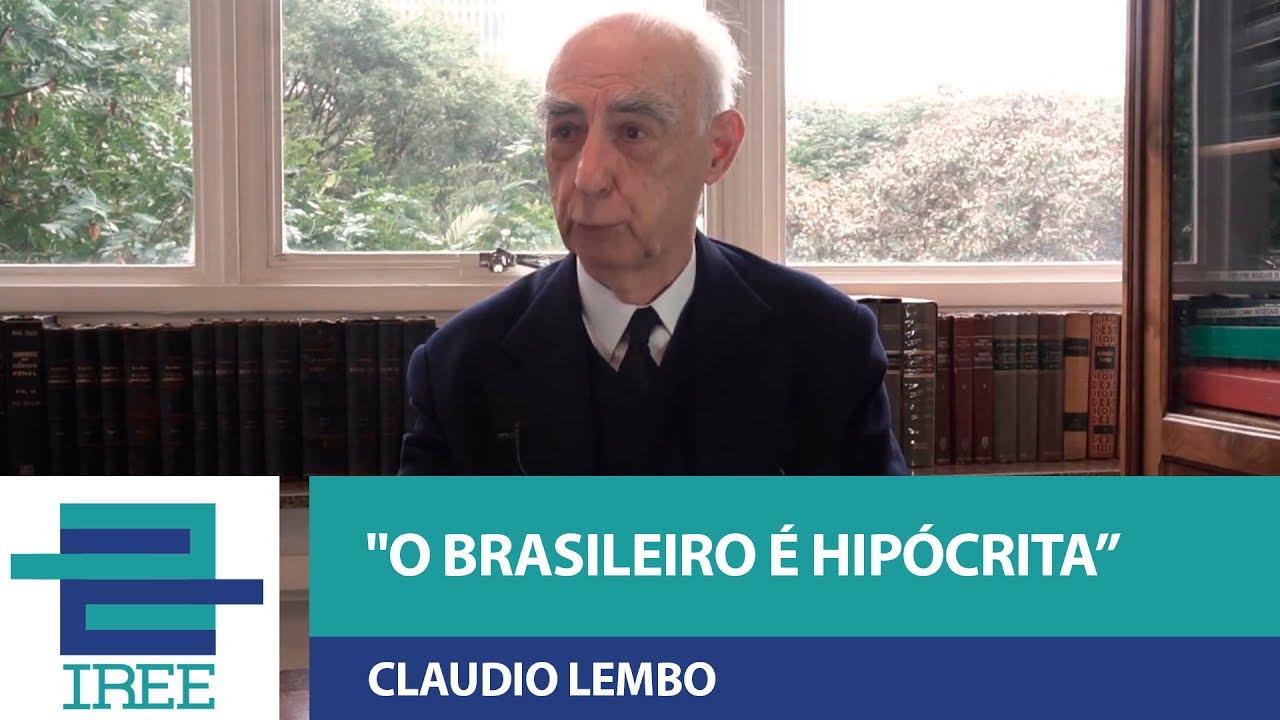 "O brasileiro é, antes de tudo, um hipócrita" | Claudio Lembo - YouTube