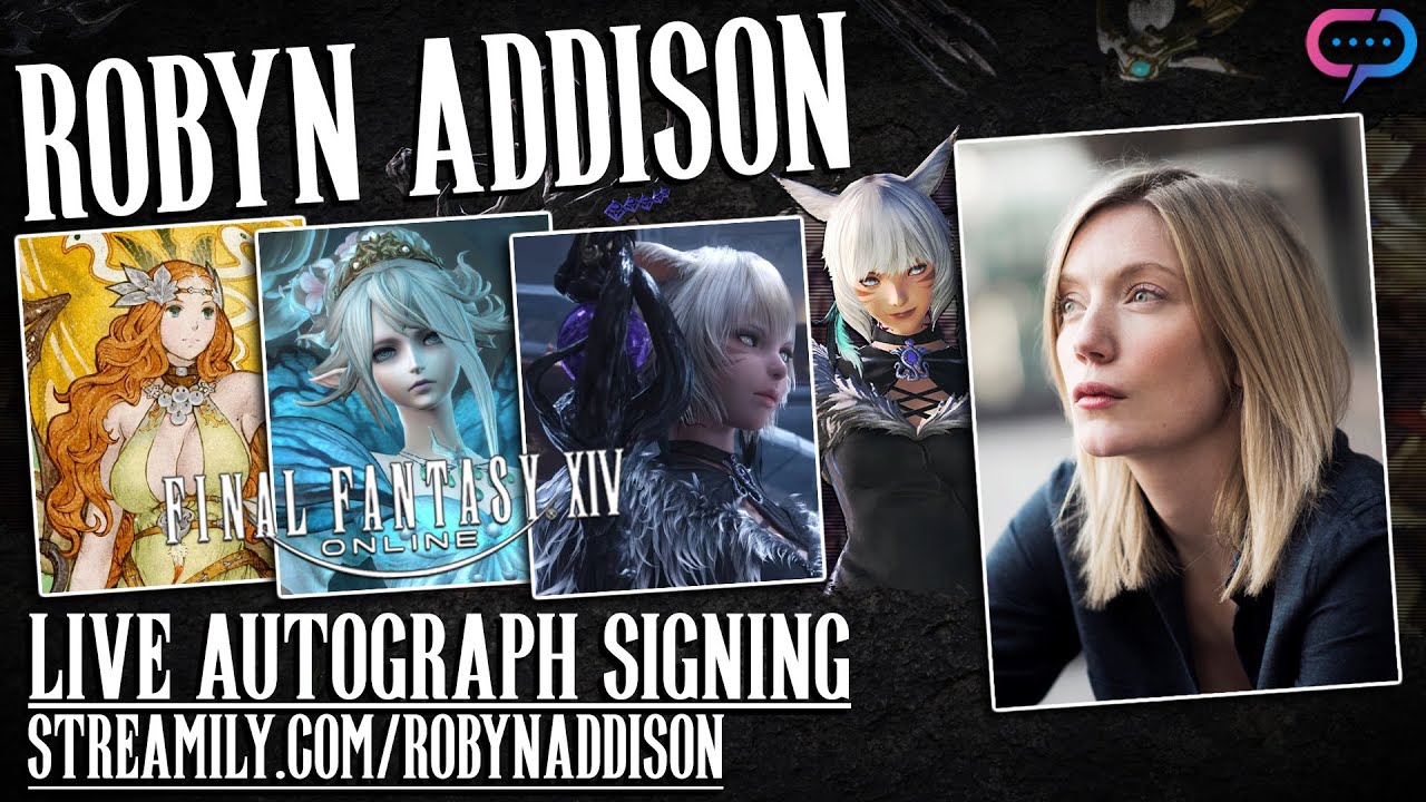 Robyn Addison | Final Fantasy 14 | Q&A and Autographs (06-15-24) - YouTube