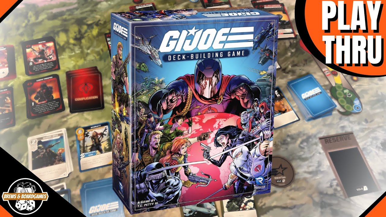 G.I. Joe Deck-Building | Solo Playthrough - YouTube