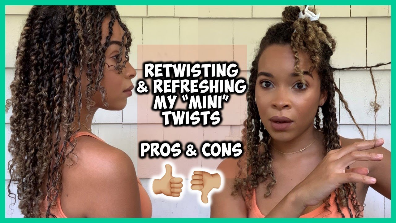 Retwisiting My "Mini" Twists | The PROS & CONS of this Protective Style ...