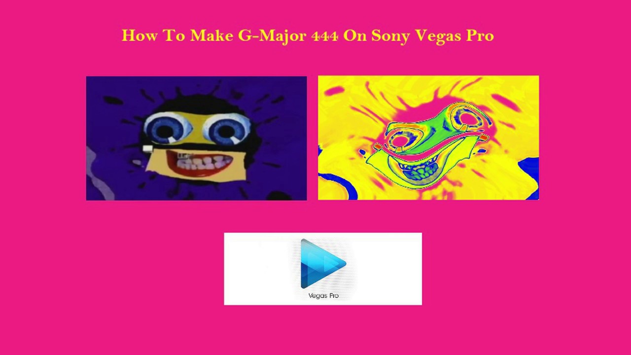 How To Make G-Major 444 On Sony Vegas Pro - YouTube