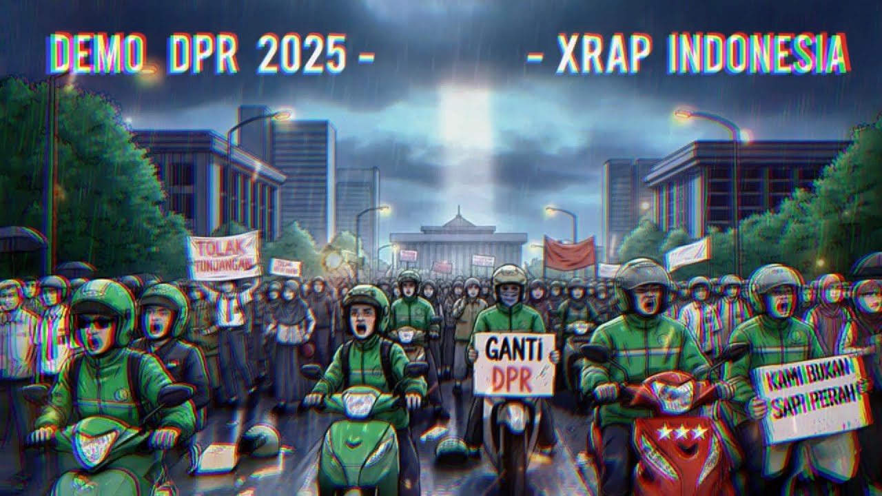 DEMO DPR 2025 (Official Lyric Video) - XRAP INDONESIA #demodpr # ...