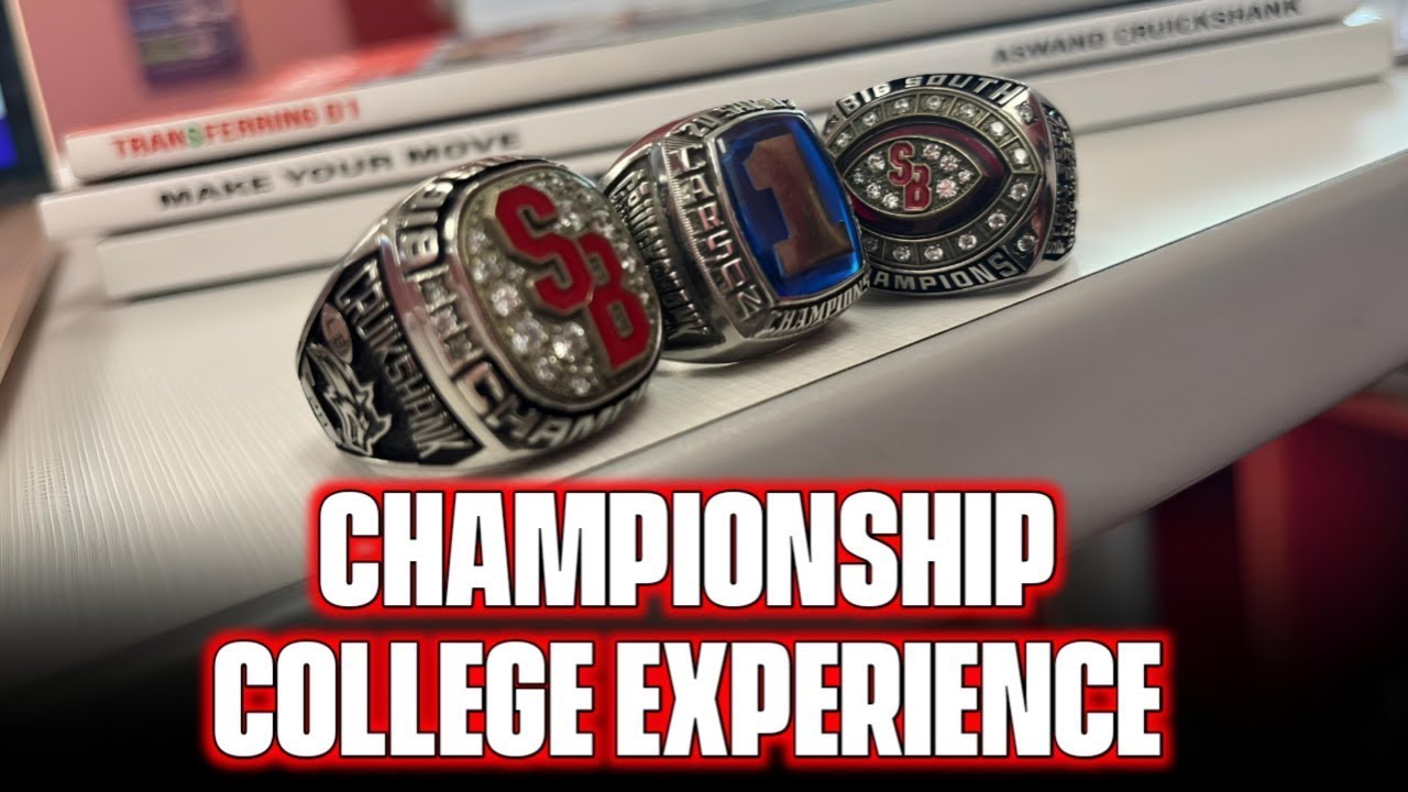 My 3 Championship Rings & College Life Lessons - YouTube