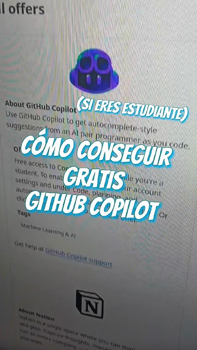 Cómo conseguir Github Copilot si eres un estudiante #programacion #githubcopilot #IA - YouTube