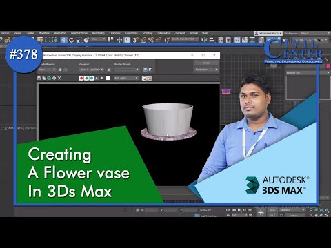 Creating a Flower vase in 3Ds Max//Modeling - YouTube