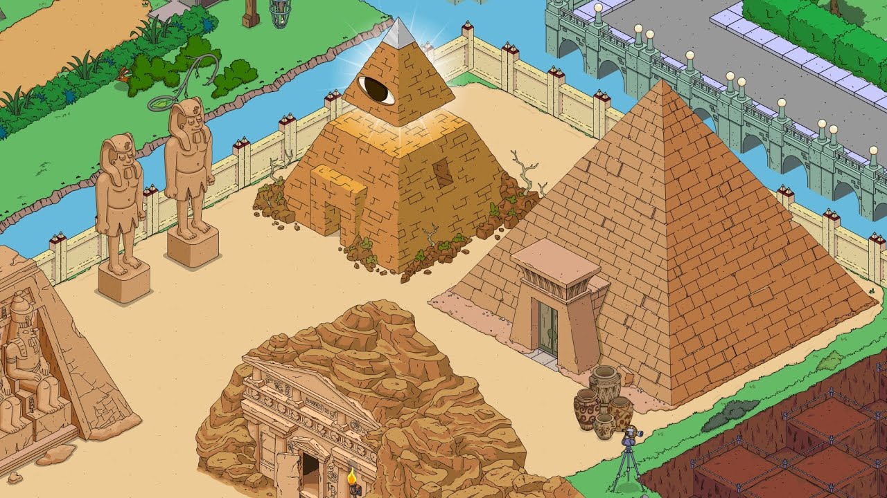 The Simpsons Tapped Out - Egypt and Springfield Desert State Park - YouTube