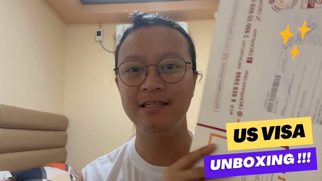 US Visa unboxing | Marwin Cabuhat - YouTube