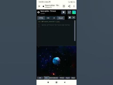 Space world css animation codepen #codepencodes - YouTube