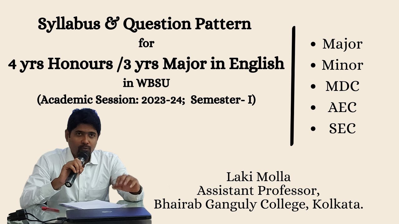Syllabus And Question Pattern For UG Semester I In WBSU II English syllabus-and-question-pattern-for-ug-semester-i-in-wbsu-ii-english