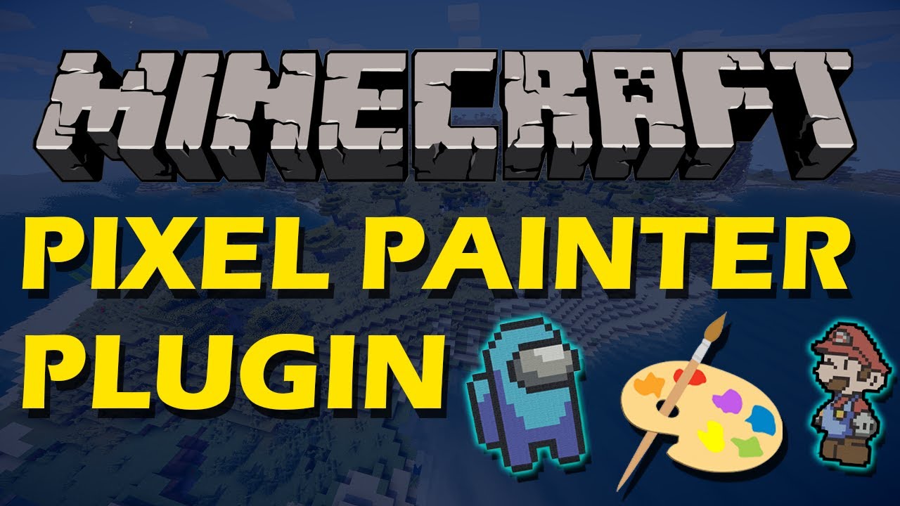 Convert images into Minecraft with Pixel Painter Plugin - YouTube