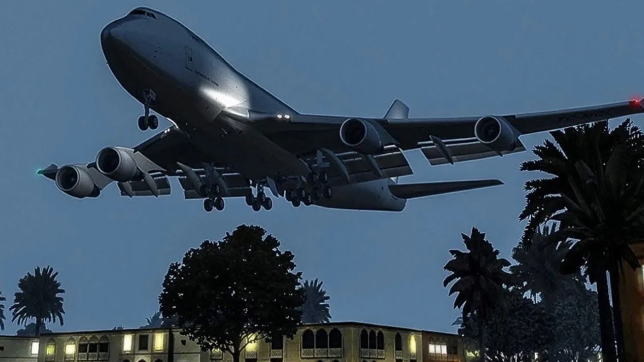 Boeing 747 Crashes Just Before Landing | Lost in Fog | Turkish Airlines ...