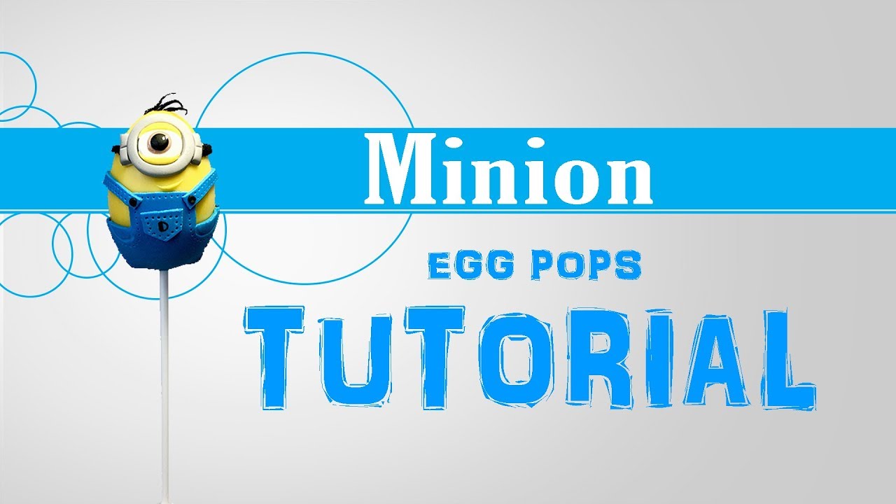 💙 MINION Stuart Easter egg pops | TUTORIAL | Uovo di pasqua decorato ...