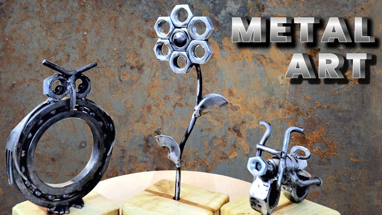 Metal decorations for beginners easy DIY - YouTube