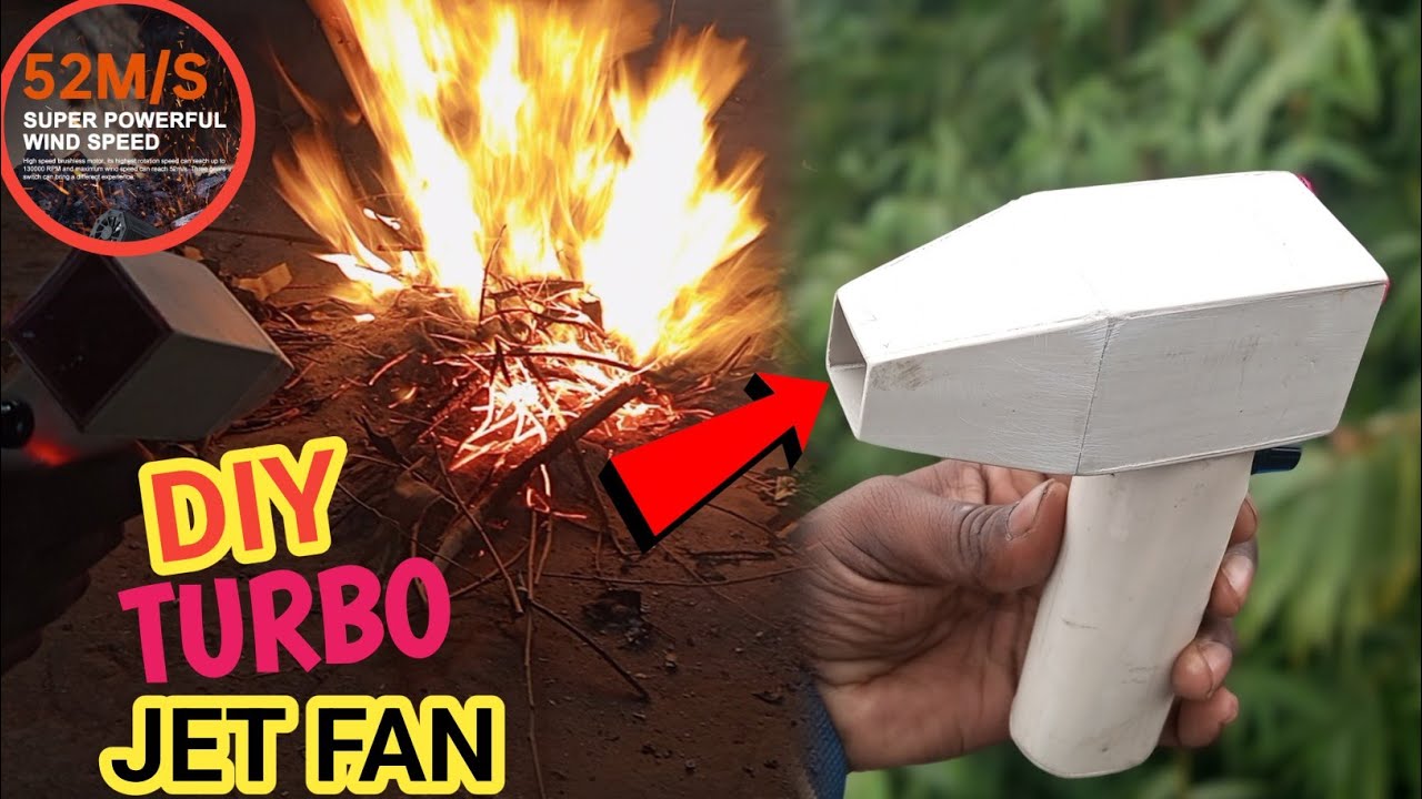 1,30,000 RPM 😱 How To Make Very Powerful Turbo Jet Fan At Home - फाड़ ...