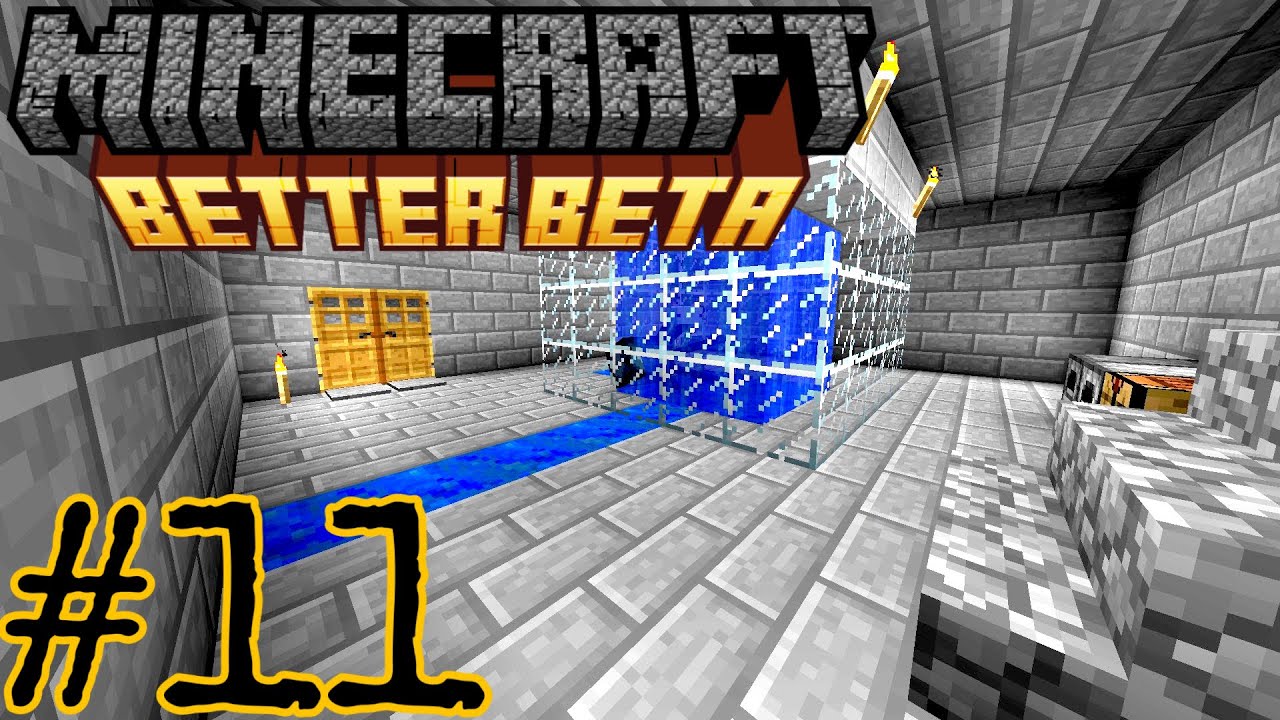 Minecraft: Better Beta - Part 11 - Axolotl Enclosure - YouTube