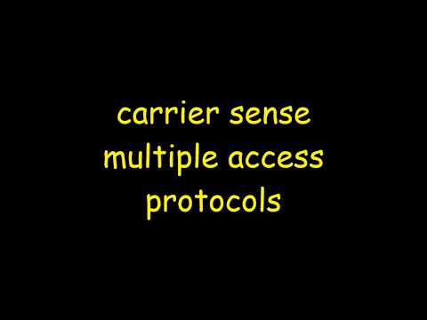 Carrier sense multiple access protocols - YouTube