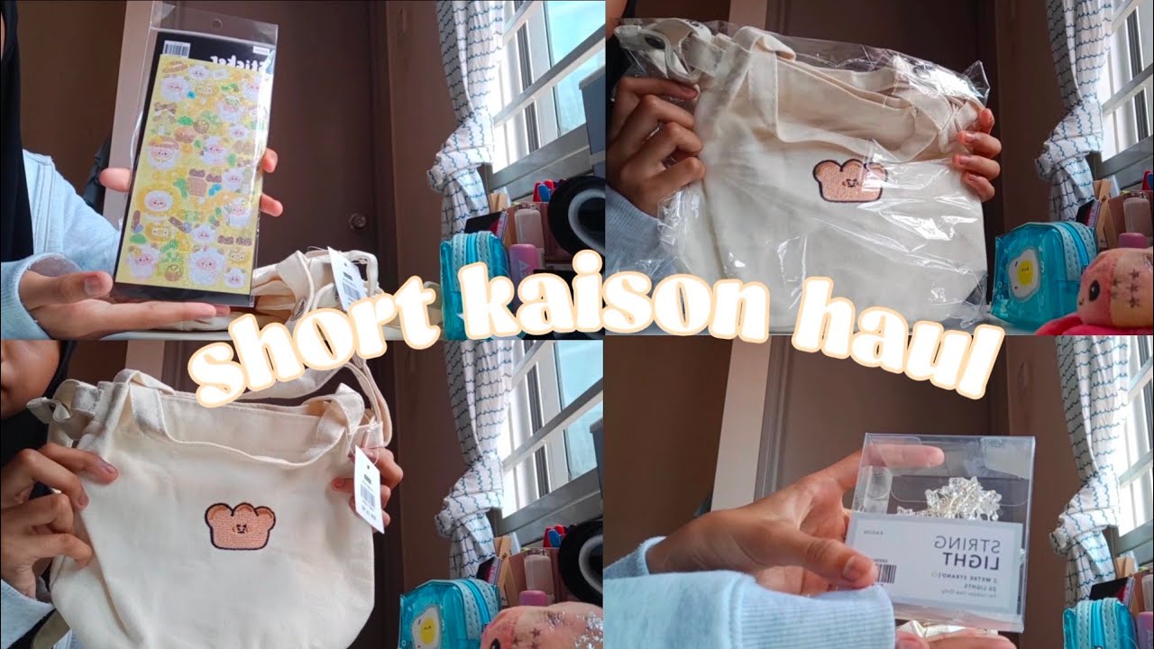Kaison haul! || malaysia 💗 - YouTube
