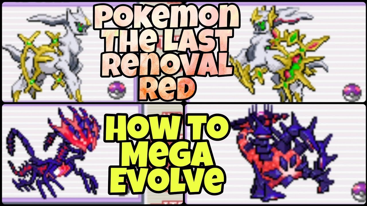 How To Mega Evolve Arceus And Eternatus | The Last Renoval Red |Mega ...