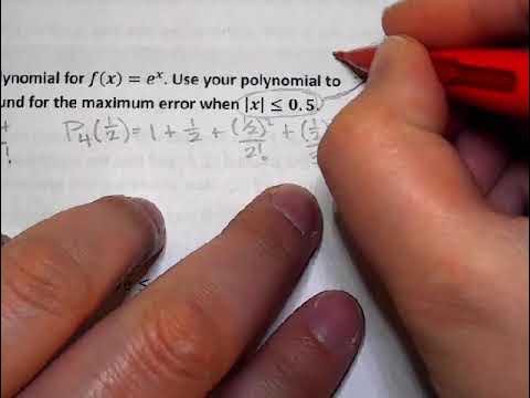 Lagrange Error Bound Class Notes - YouTube